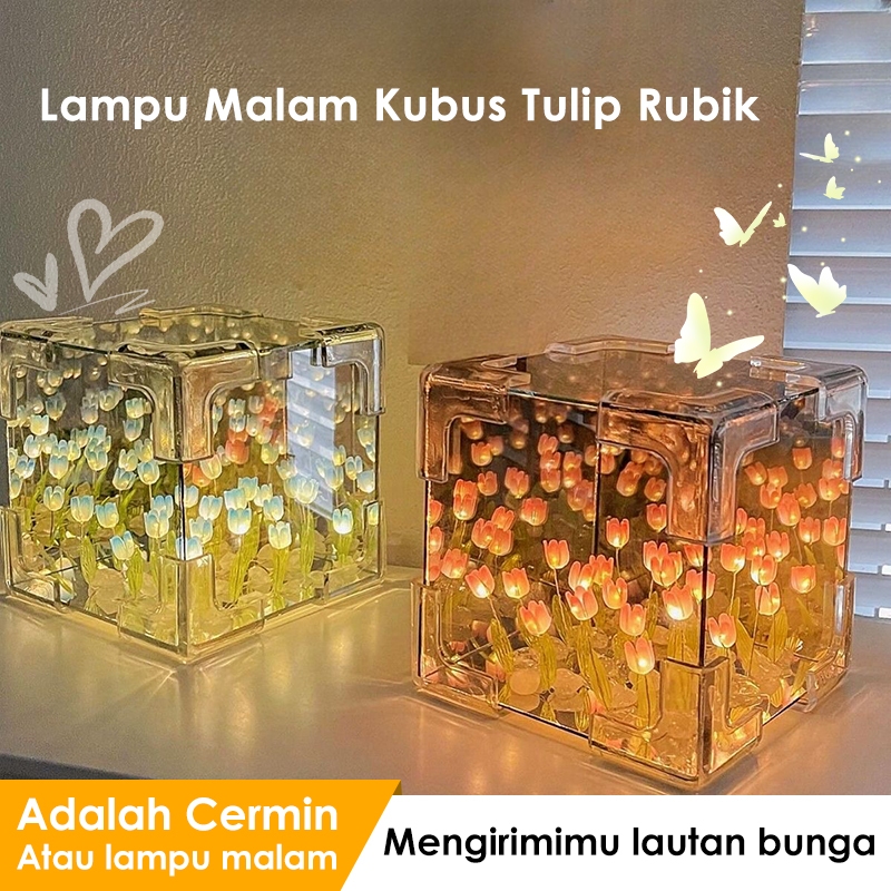 Jual POPOCOLA【 20 Tulip READY 】Tulip Malam Lampu/Hadiah valentine ...