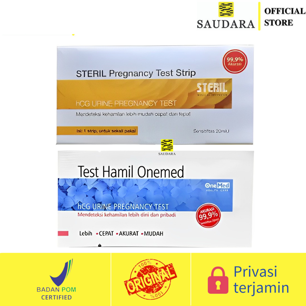 Jual OneMed Steril Test Kehamilan (1 Strip), Steril Test kehamilan (1 ...