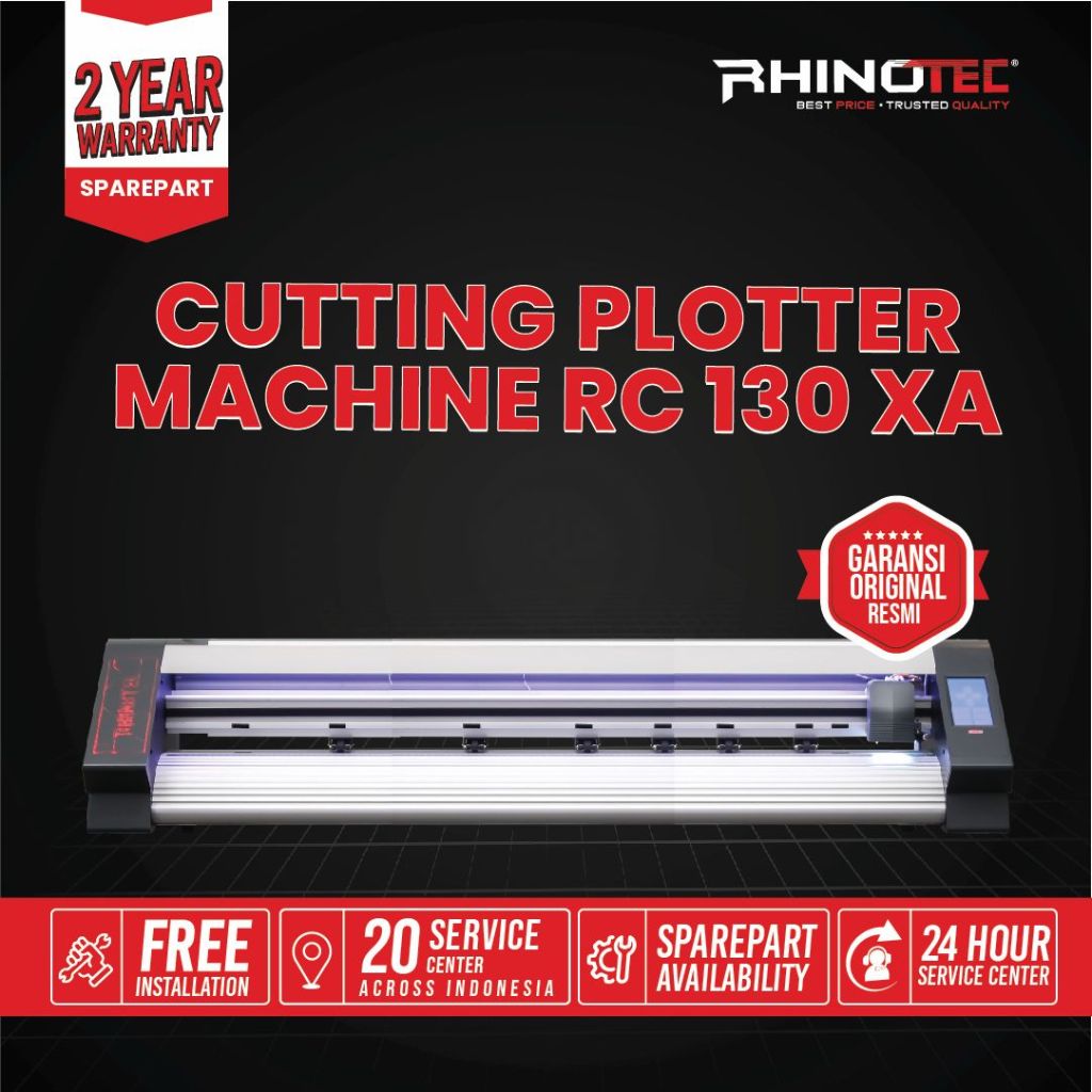 Jual RHINOTEC CUTTING PLOTTER MACHINE - RC130XA AUTO COUNTOUR | Shopee ...
