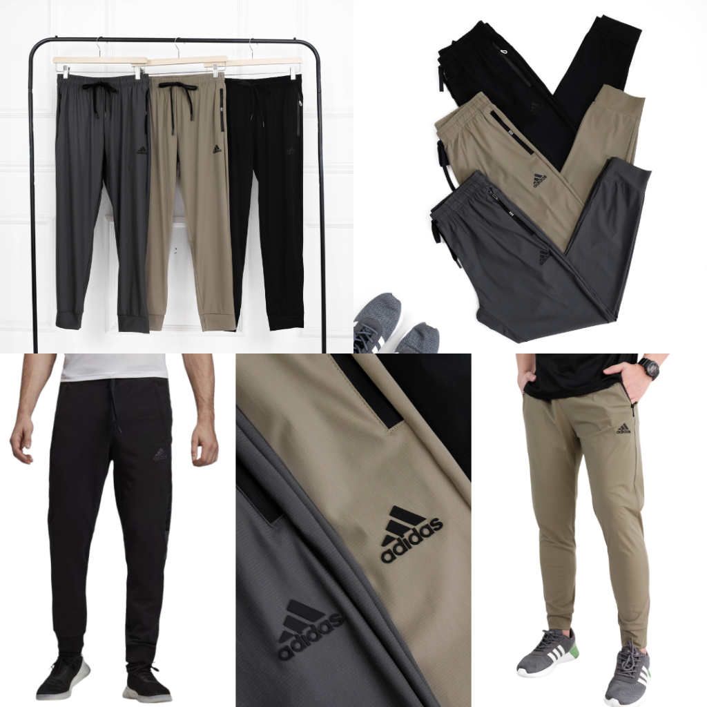 Jual Celana Jogger ADS Pria Celana Training Panjang Slim Fit #CA152 ...