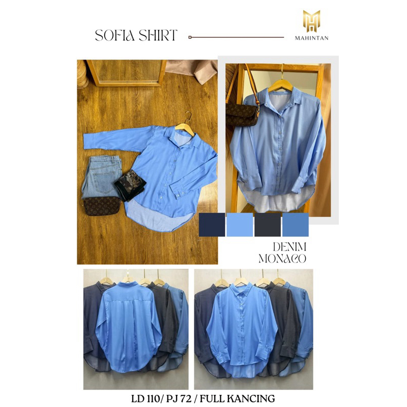 Jual Sofia Shirt | Shopee Indonesia