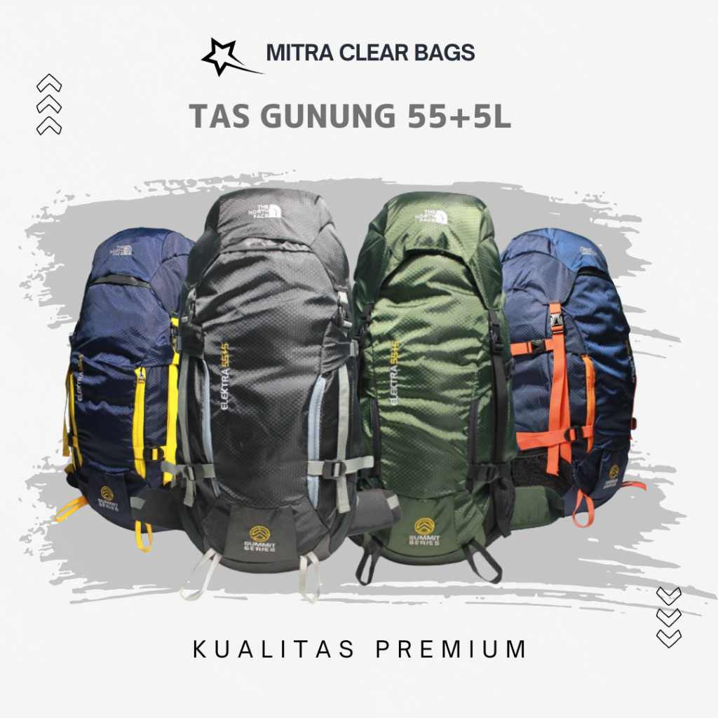 Jual Tas Gunung 50 Liter Carrier Kerill Elextra 55+5L Ransel Gunung ...