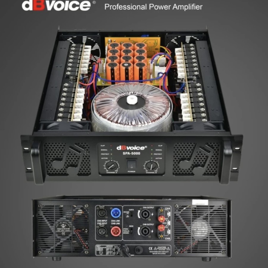 Jual Power dB Voice SPA 5000 Original Amplifier dbvoice SPA5000 Class ...