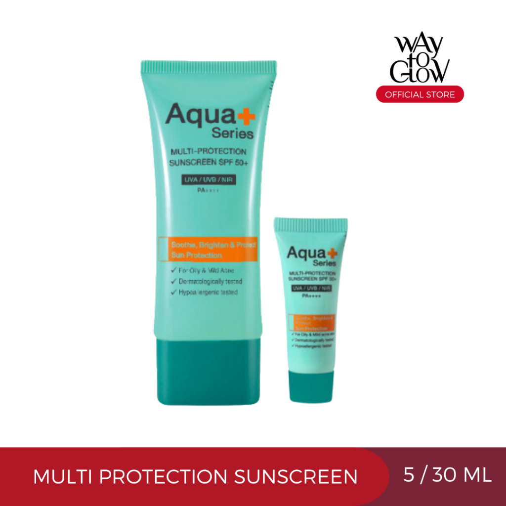 Jual Aqua+ Series - Multi-Protection Sunscreen SPF 50+ PA++++ | Shopee ...