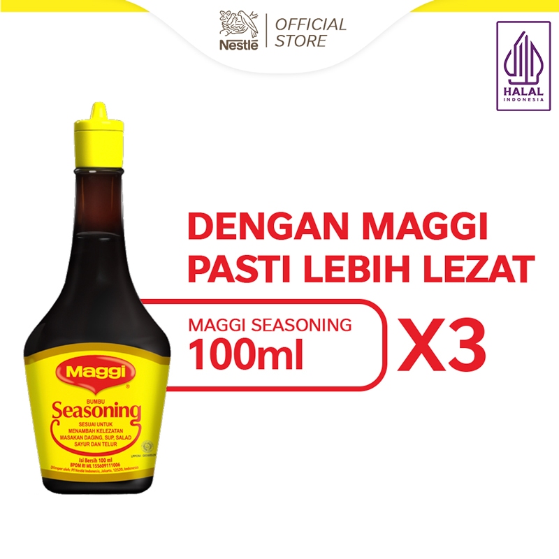 Jual Maggi Seasoning botol 100 ml x 3 | Shopee Indonesia