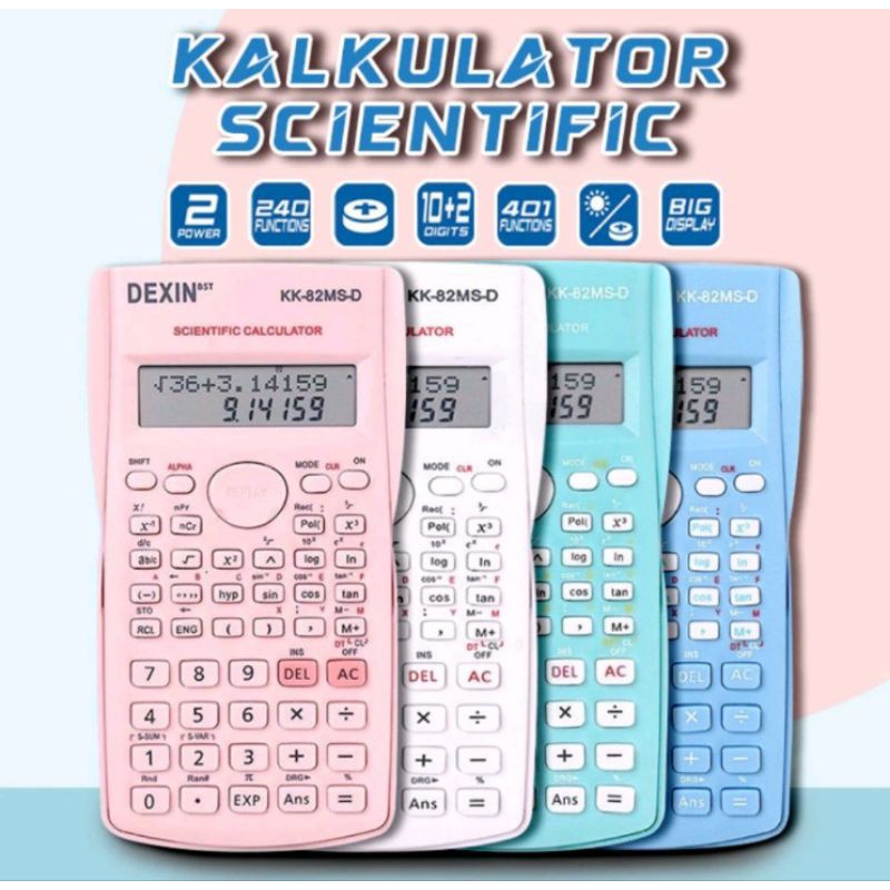 Jual Kalkulator Ilmiah 240 Fungsi/Kalkulator Scientific/Kalkulator ...
