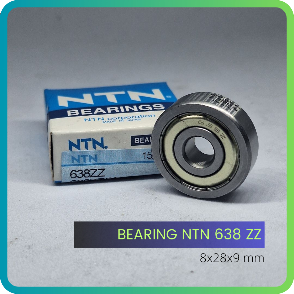 Jual BEARING NTN 638 ZZ JAPAN BERING TUTUP BESI DUA SISI LAHER KLAHER ...