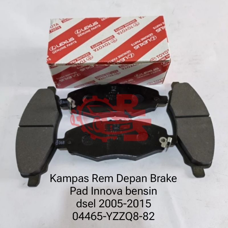 Jual Kampas Rem Depan Brake Pad Innova bensin disel 2005-2015 | Shopee Indonesia