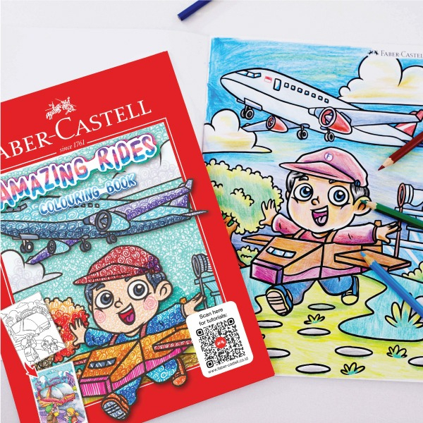 Jual Faber Castell Colouring Book Children Creative Book / Buku ...