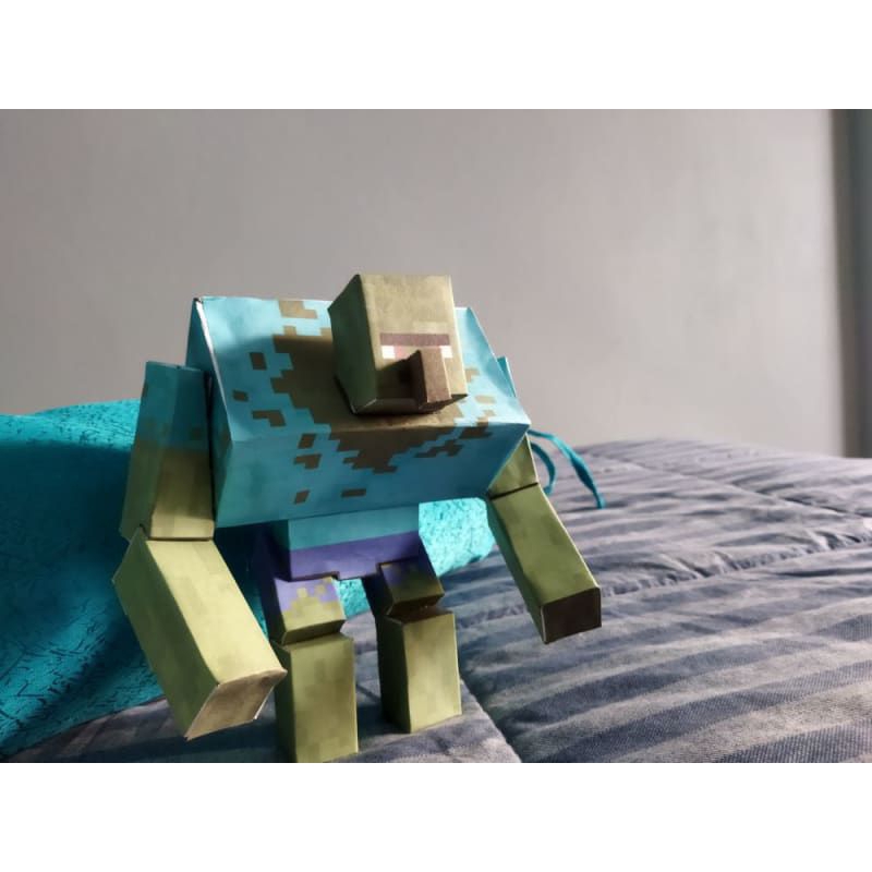 Jual Lembaran pola papercraft Minecraft karakter Golem ukuran besar ...