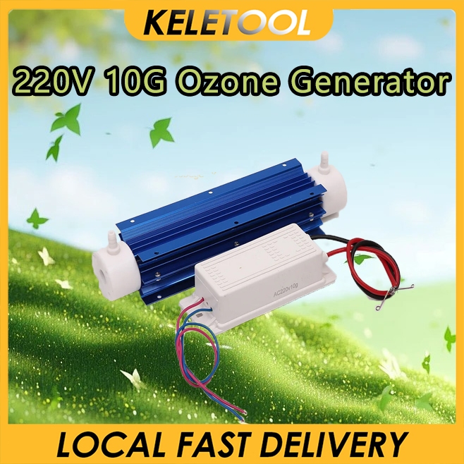 Jual 220V 10G Ozone Generator Tube Water Tabung Air Purifier Water Adjustable Purifier tabung ...