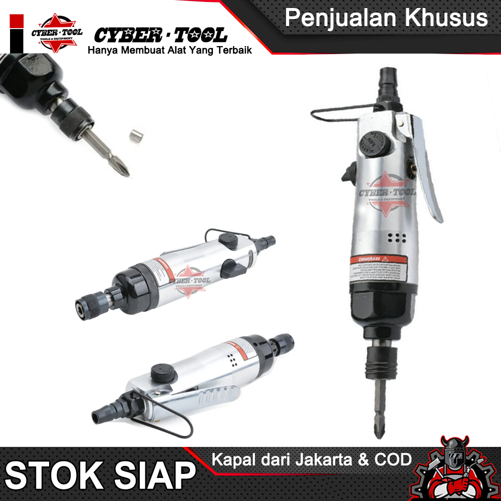Jual Obeng Angin 1/4" Air Screwdriver AIR SCREW DRIVER - OBENG ANGIN ...