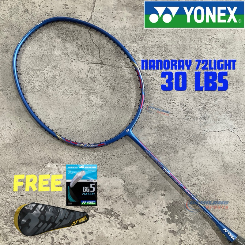 Jual Raket Badminton Yonex Nanoray 72 Light Rudy Series Etheral Blue (dark. blue) | Shopee Indonesia