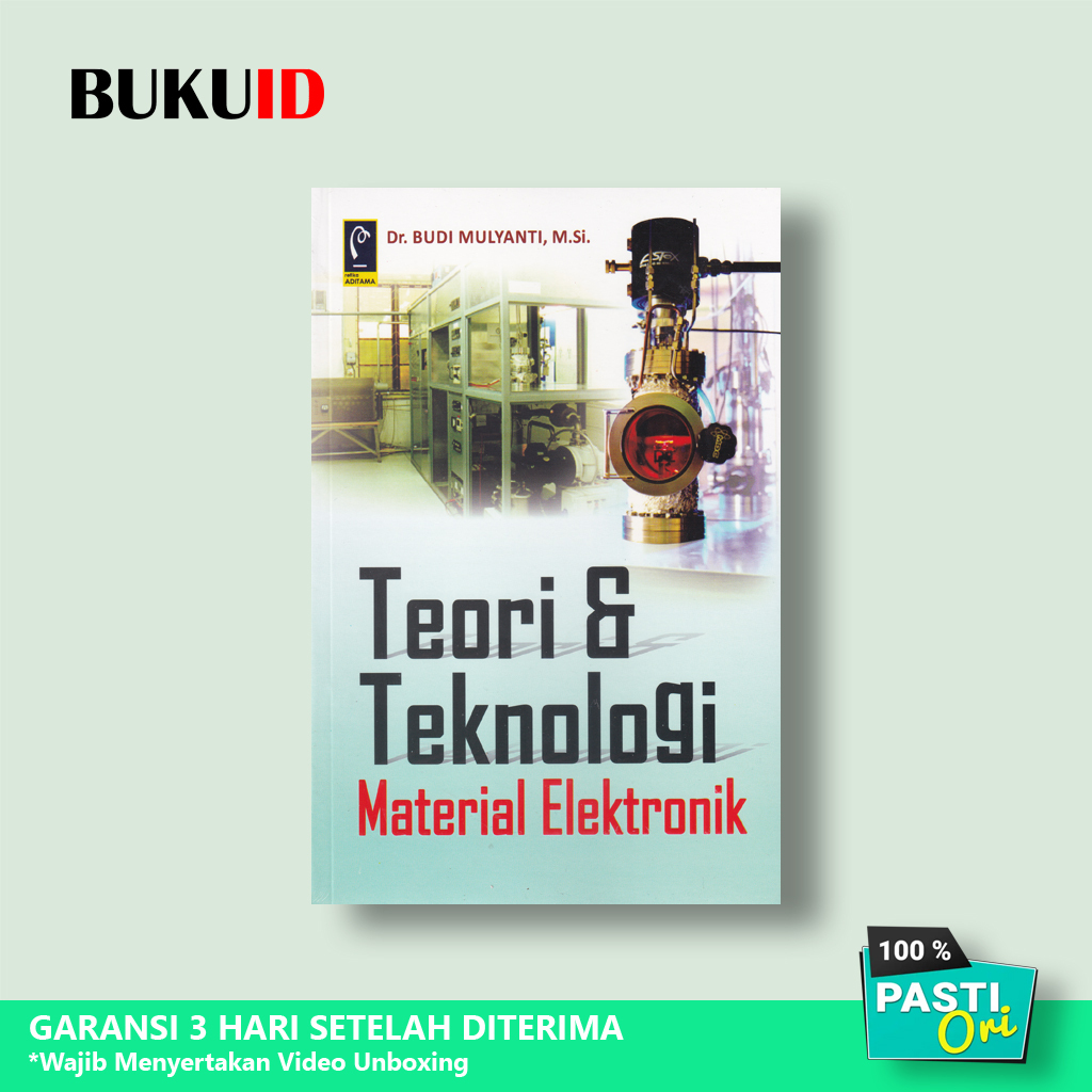 Jual Buku Teori Dan Teknologi Material Elektronik - Original | Shopee ...