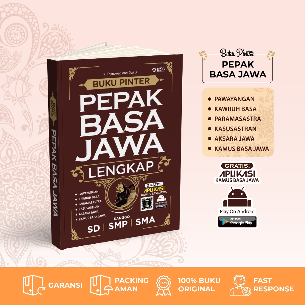 Jual Buku Bahasa Jawa SD, SMP, SMA Pinter Pepak Basa Jawa Lengkap ...