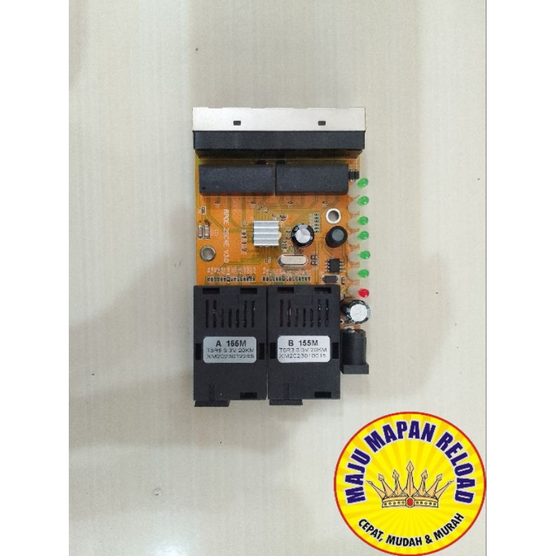Jual Media Converter HTB 2 FO 4 LAN | Shopee Indonesia