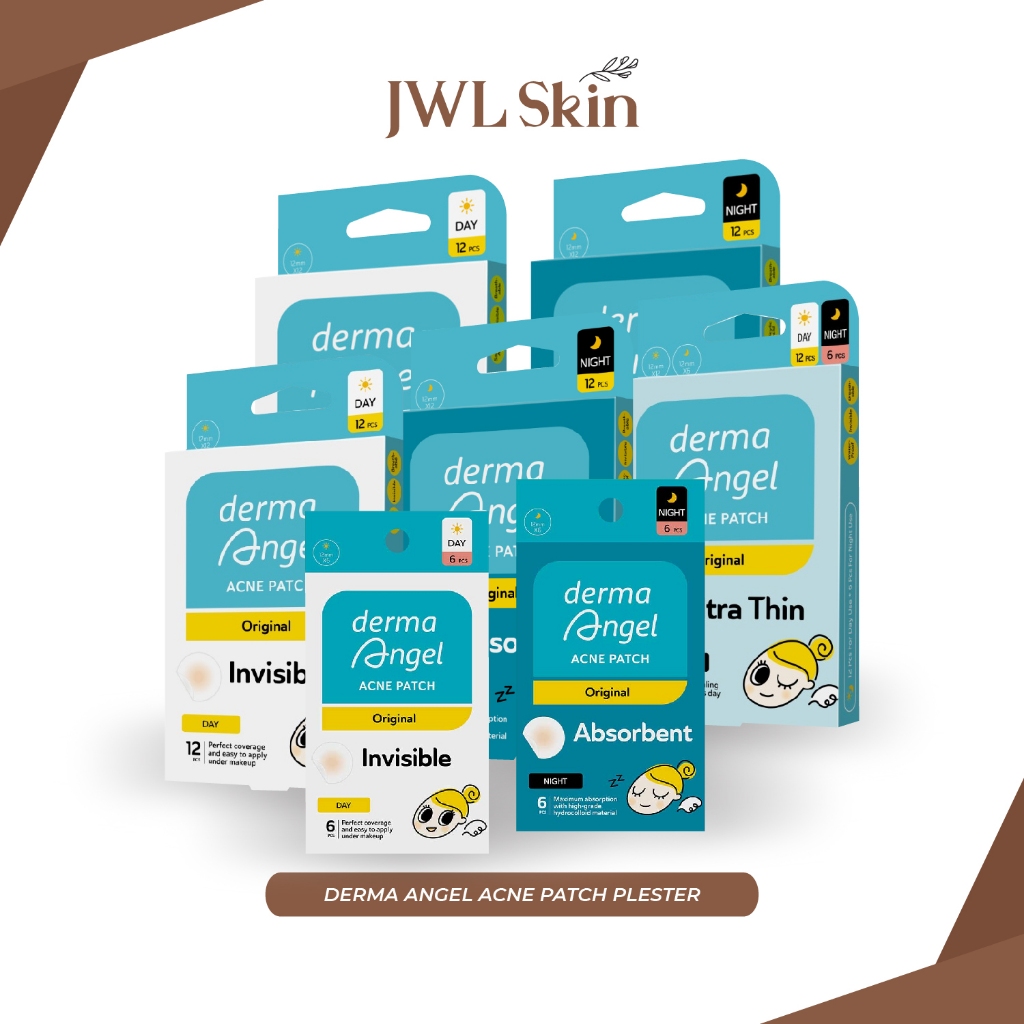 Jual Derma Angel Acne Patch Plester Sticker Pereda Jerawat Day Night ...