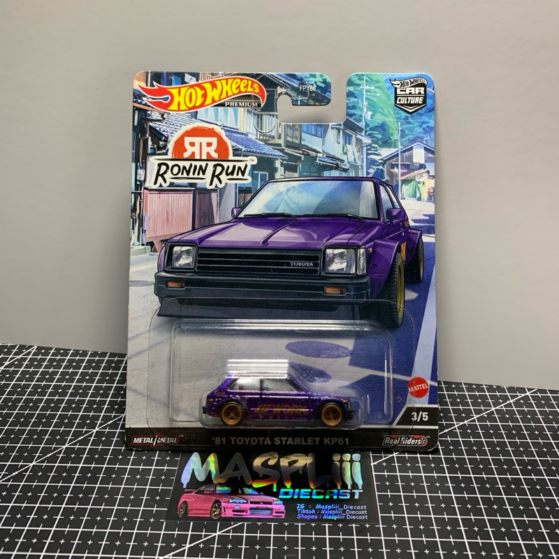 Jual Hot Wheels Premium 81 Toyota Starlet KP61 Ronin Run | Shopee Indonesia