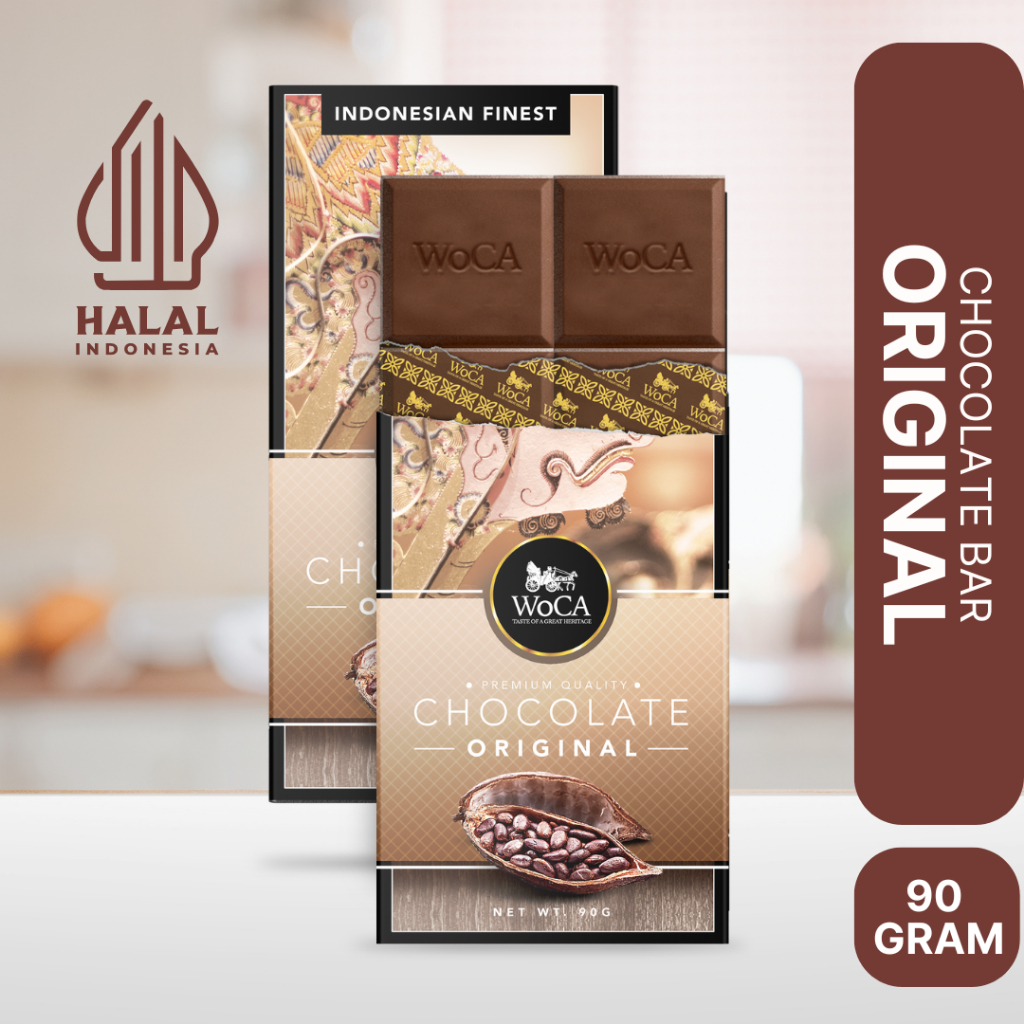 Jual WoCA Coklat Original Premium Chocolate 90 gram | Shopee Indonesia