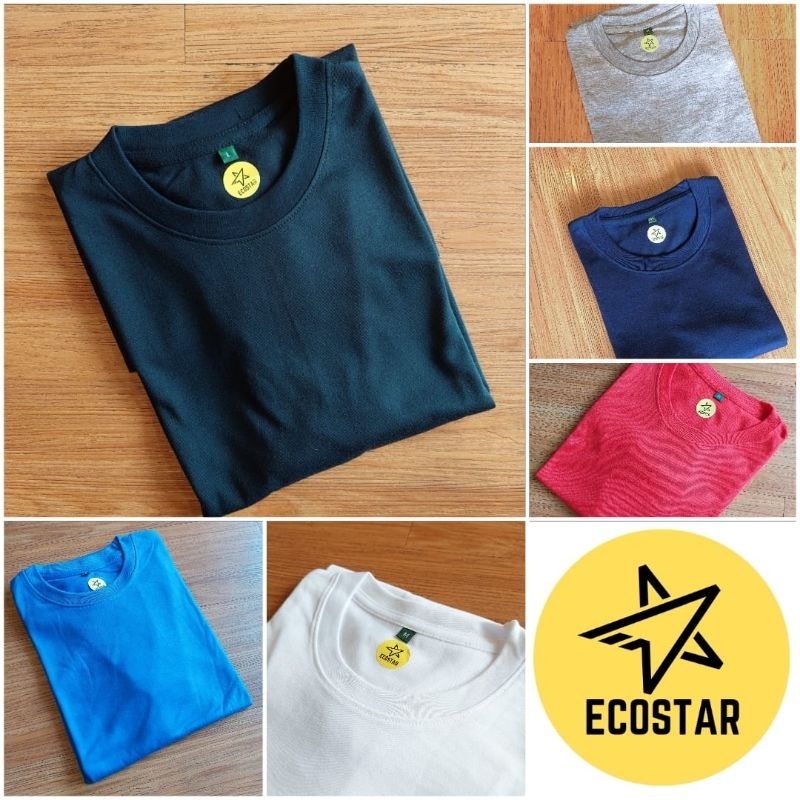 Jual Kaos Polos Ecostar Bahan Polyester Soft 24s | Shopee Indonesia