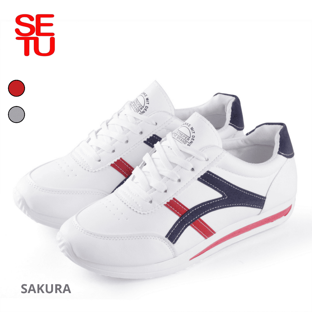 Jual SETU Sakura Free Kotak Sepatu Sneakers Wanita Jalan Jalan Korean ...