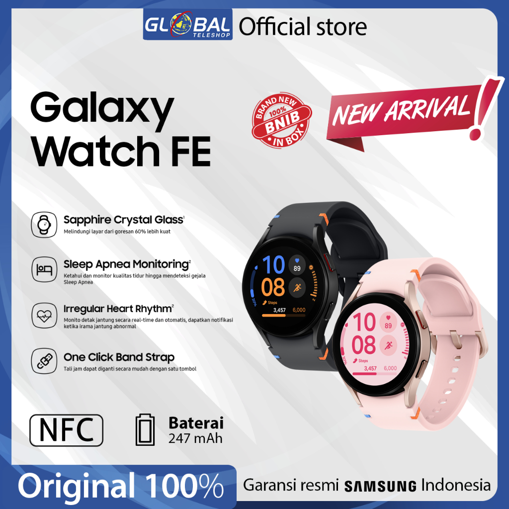 Jual Samsung Galaxy Watch FE 40mm Smartwatch Garansi Resmi | Shopee ...
