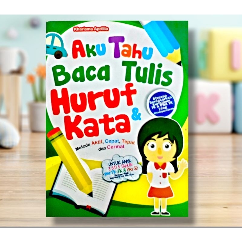 Jual Buku Baca Tulis Huruf dan Kata Anak TK Metode Montessori | Shopee ...