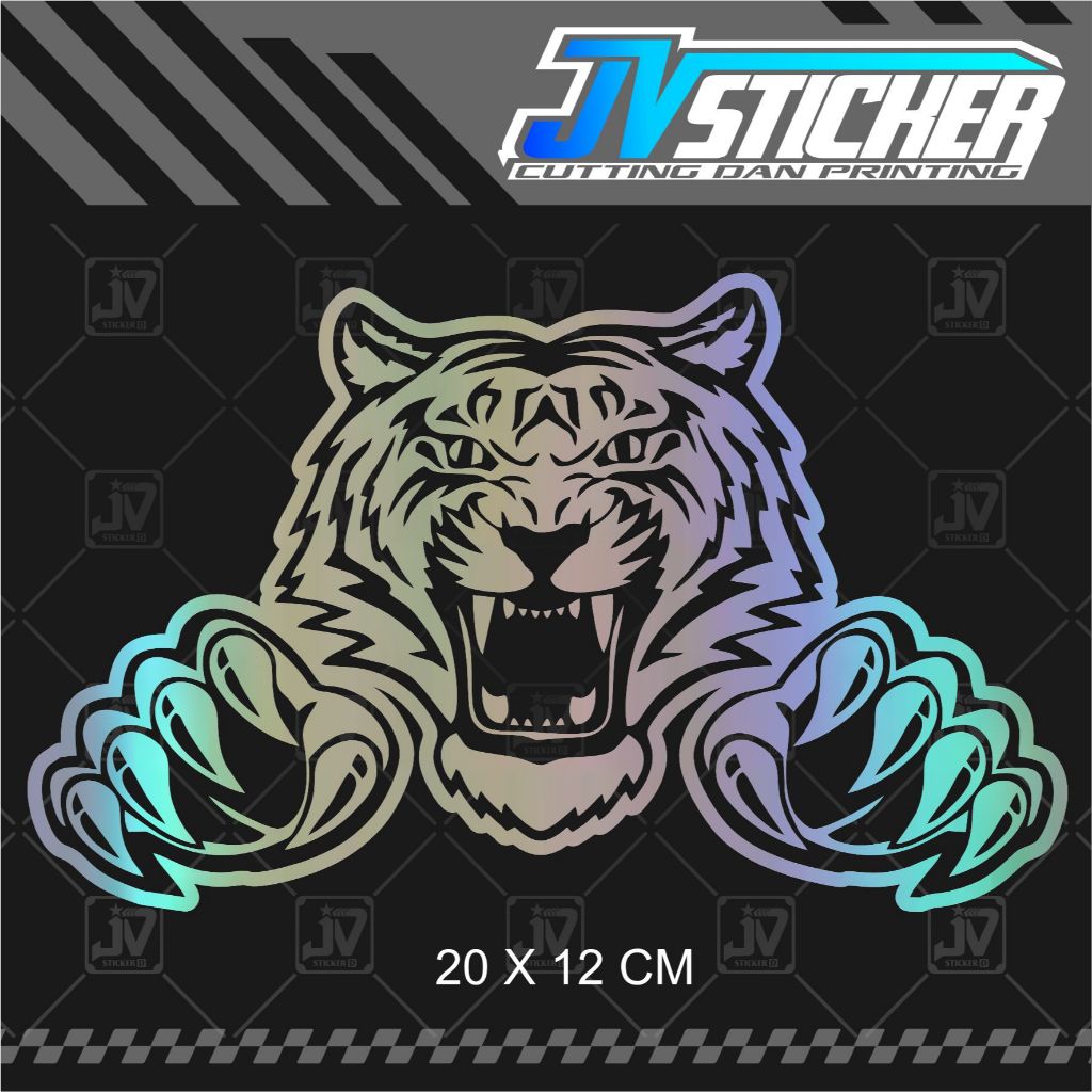 Jual stiker macan tiger cutting sticker motor murah | Shopee Indonesia