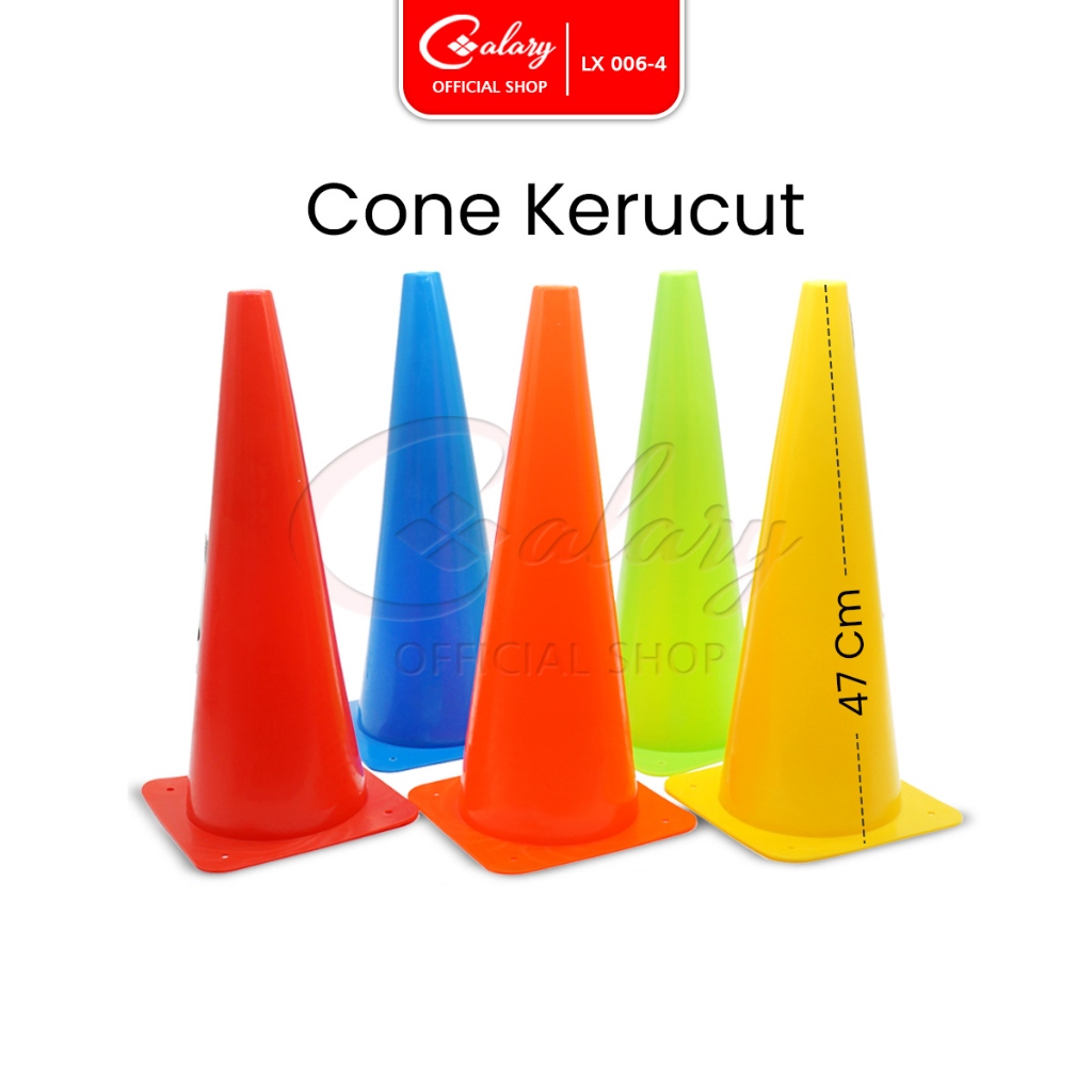 Jual 𝐂𝐀𝐋𝐀𝐑𝐘 Cone Kerucut 47Cm Marker Latihan Olahraga Futsal Skate ...