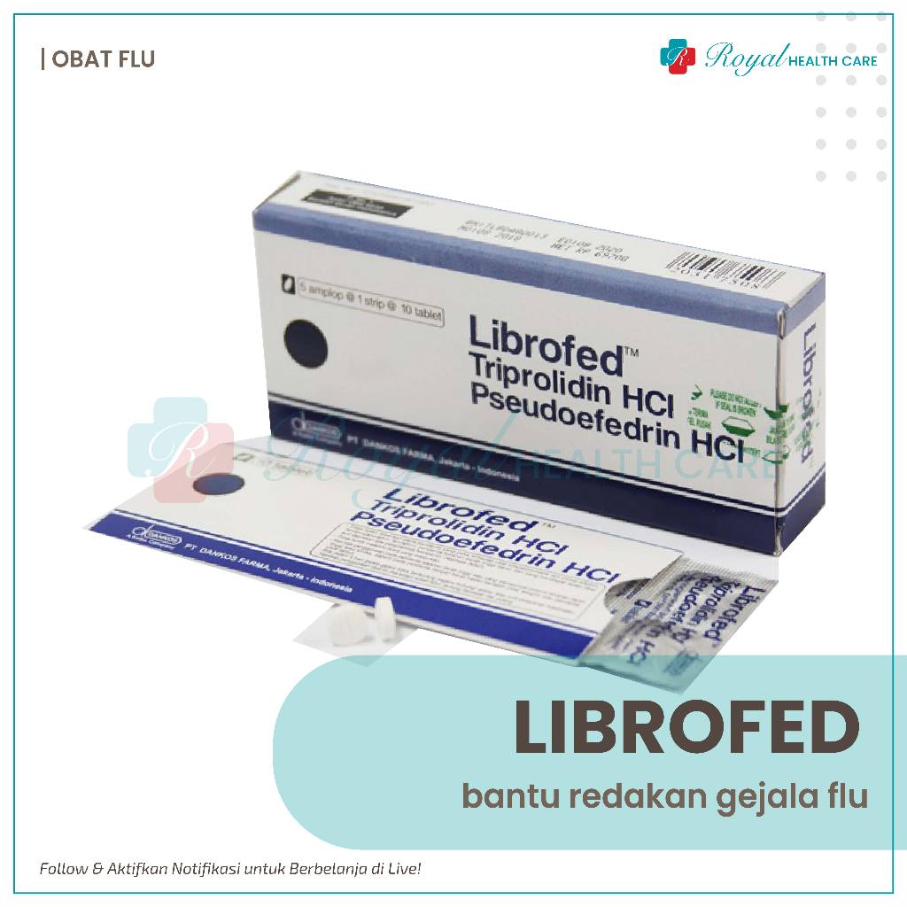 Jual LIBROFED BOX 100 Tablet Mengurangi Batuk, Pilek dan Bersin-bersin ...