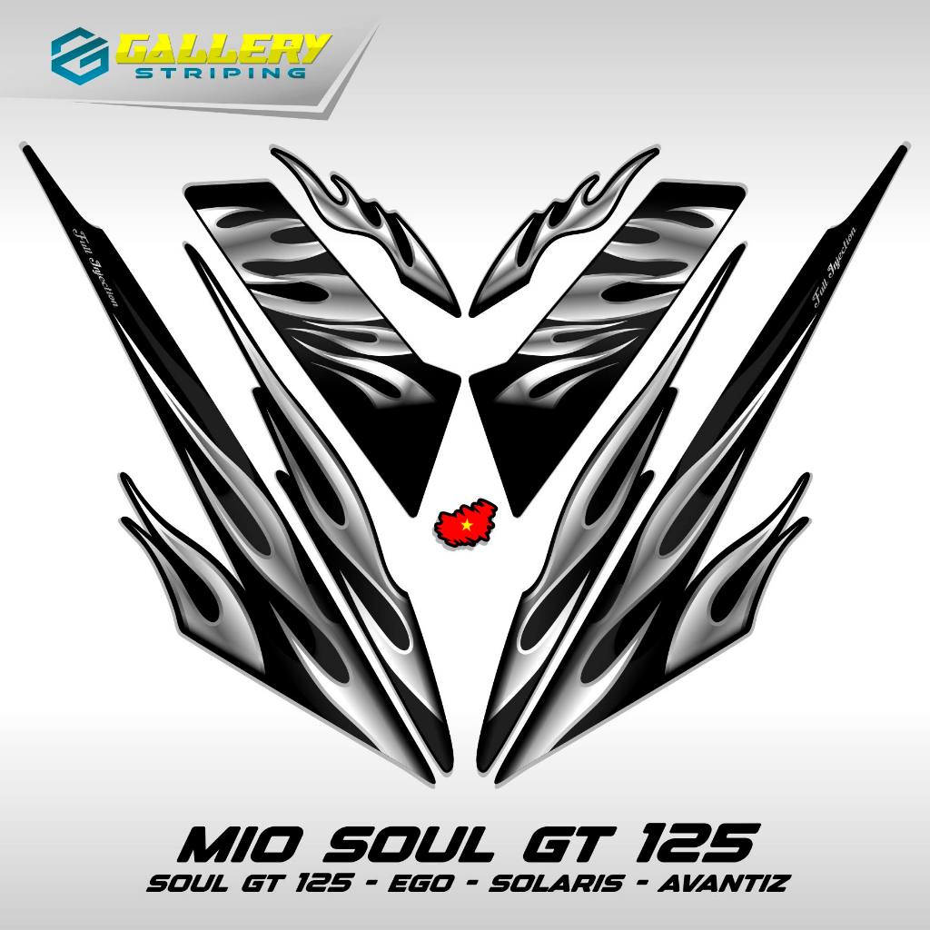 Jual Striping Mio Soul GT 125 Motif 21/Robot/Ego/Avantiz/Solariz/2012 ...