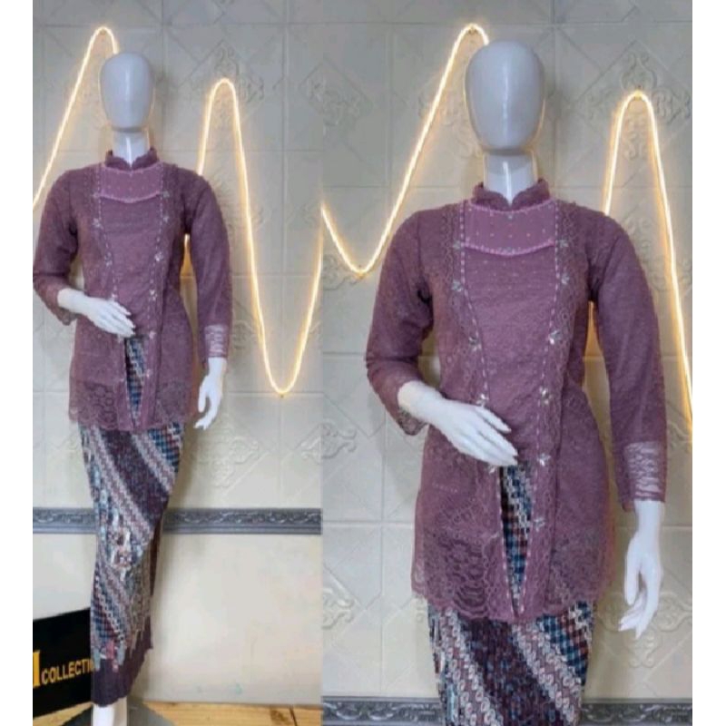 Jual Kebaya Kutu Baru Sanghai / Kebaya Modern / Kebaya Wisuda / Kebaya Brokat / Kebaya Pesta ...
