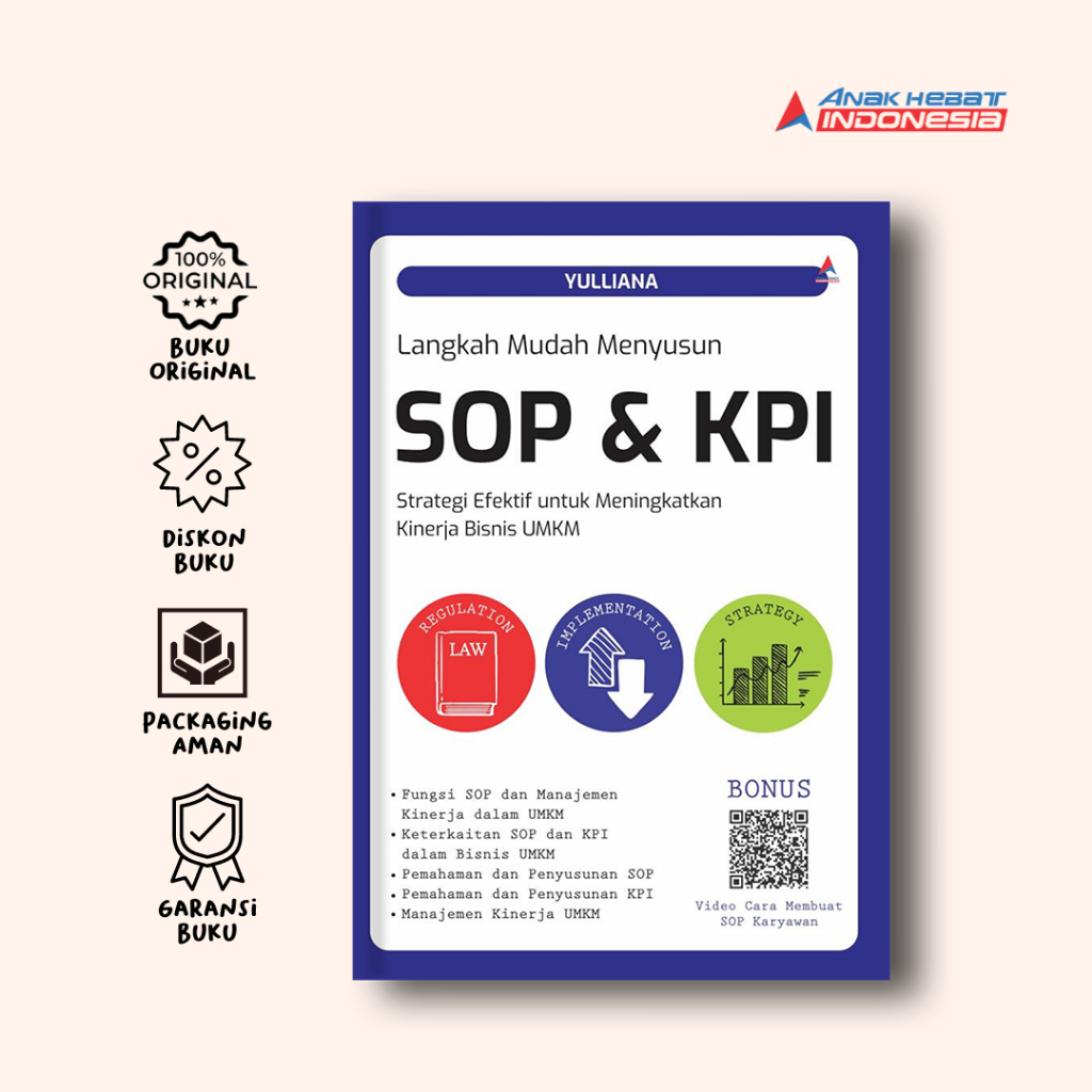 Jual Buku Langkah Mudah Menyusun SOP & KPI - Yulliana - Anak Hebat ...