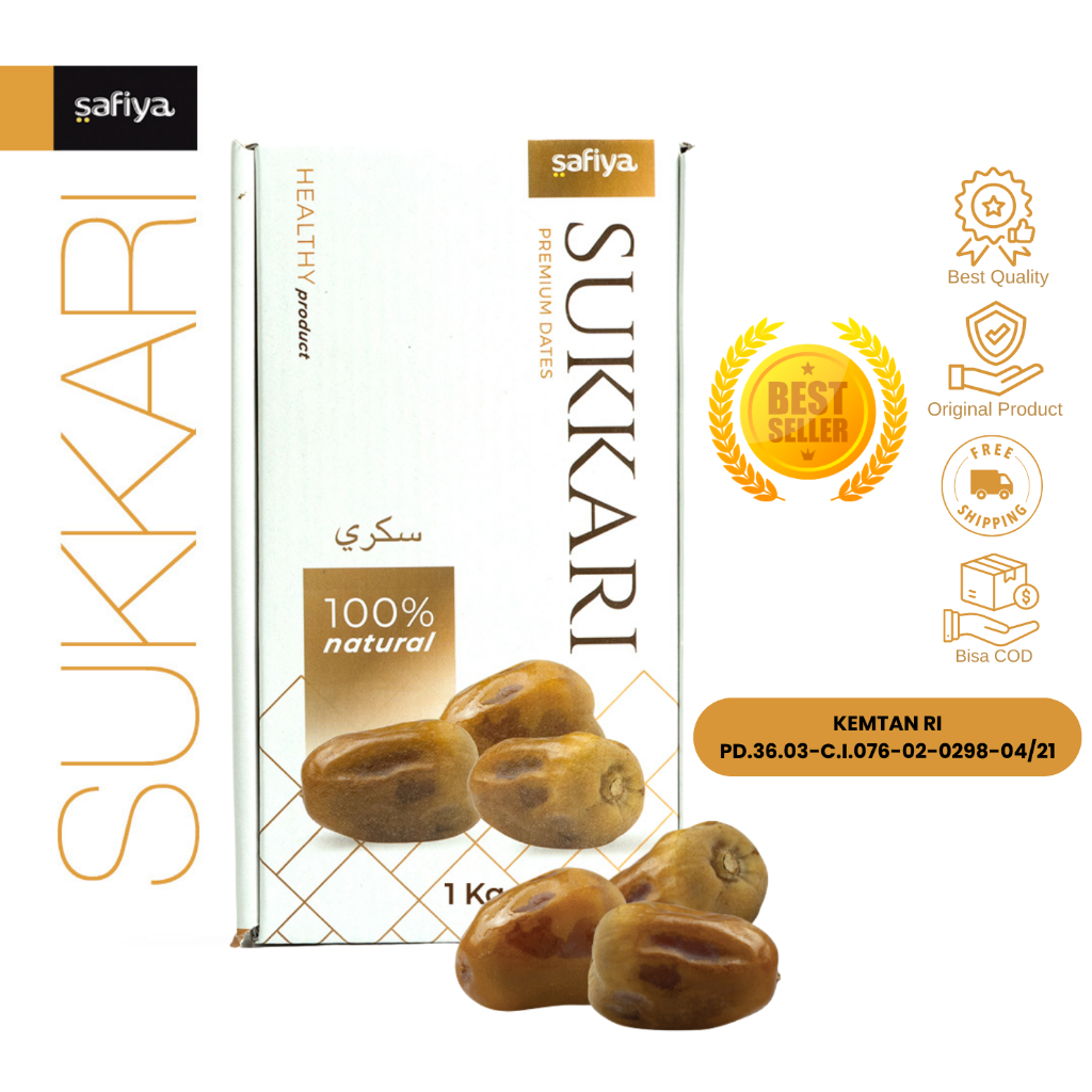 Jual Safiya Kurma Sukari 1 Kg Sukkari King Dates Original | Shopee ...