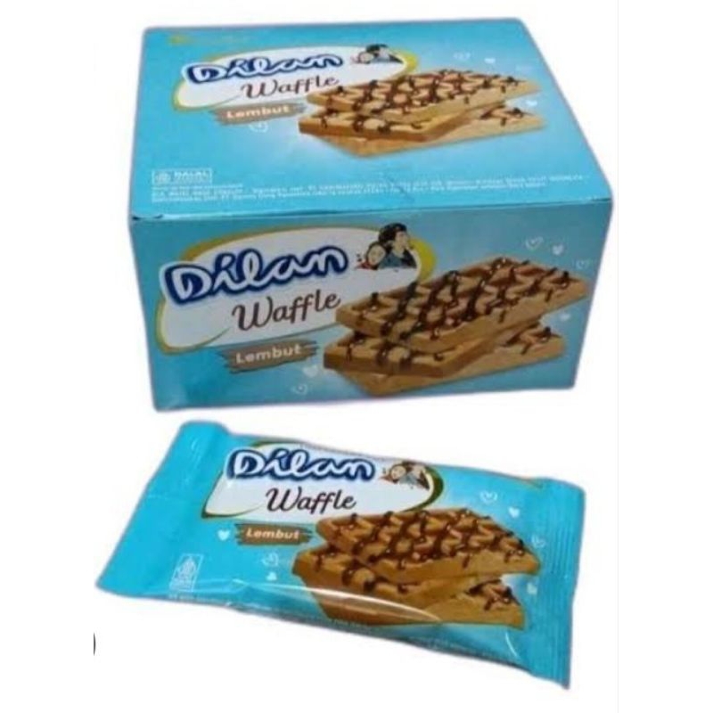 Jual DILAN WAFFLE LEMBUT (1 BOX 12 PCS) | Shopee Indonesia