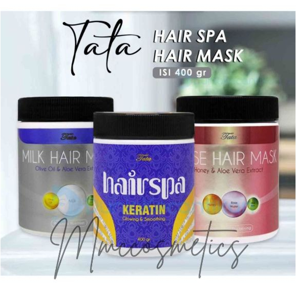 Jual TATA Hair Mask - Hair Spa Keratin Glowing & Smoothing | Shopee ...