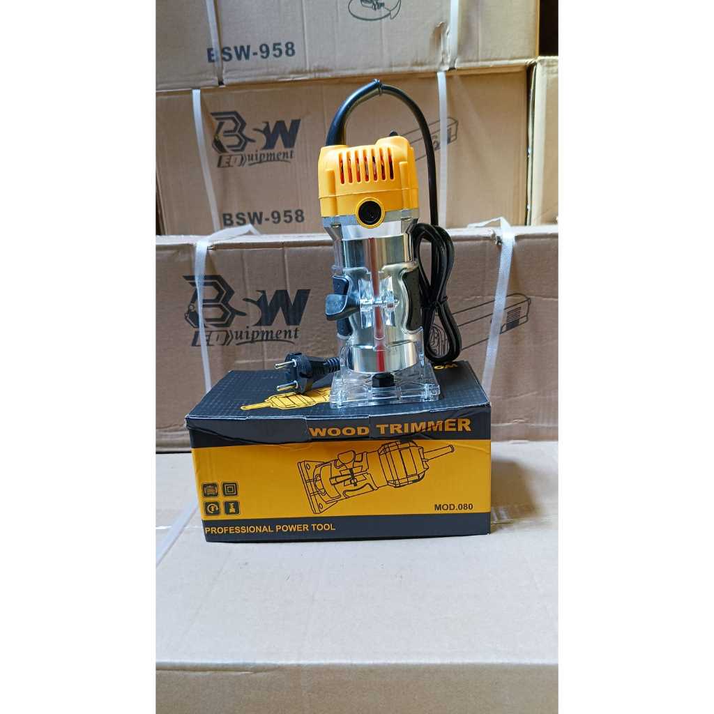 Jual Wood Trimmer Kayu 6mm 1/4 Inchi Mesin Router Profil List Kayu ...