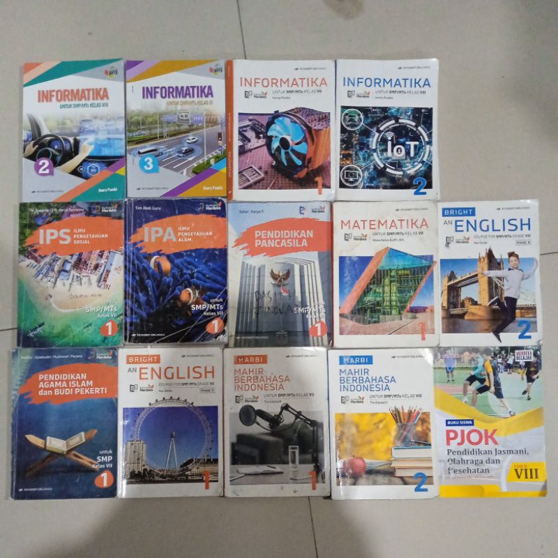 Jual INFORMATIKA SMP KELAS VII VIII IX // INFORMATIKA SMP KELAS 7 8 9 ERLANGGA / BUKU PELAJARAN ...