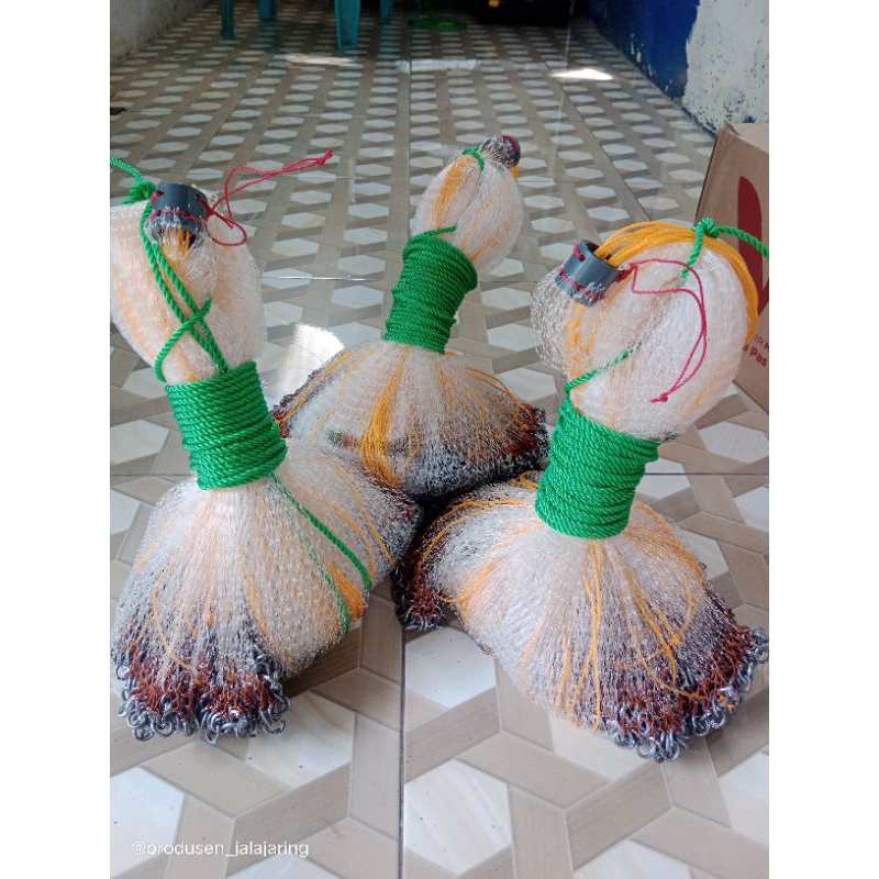 Jual Jala Lempar model Jantra jala kepyok 1meter | Shopee Indonesia