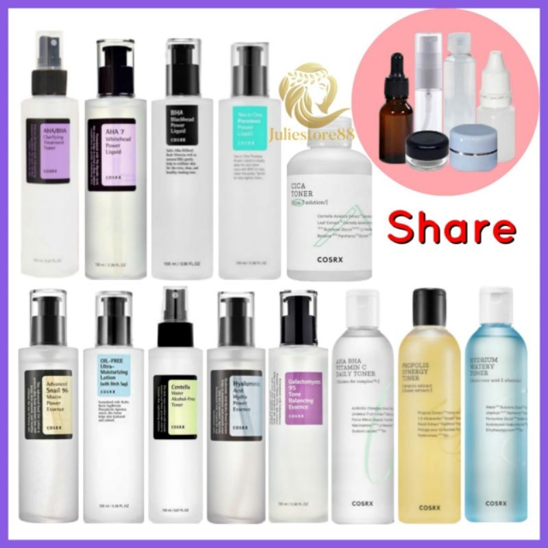 Jual (Share in Jar) COSRX AHA BHA BLACKHEAD SNAIL 96 LOW PH CENTELLA ...