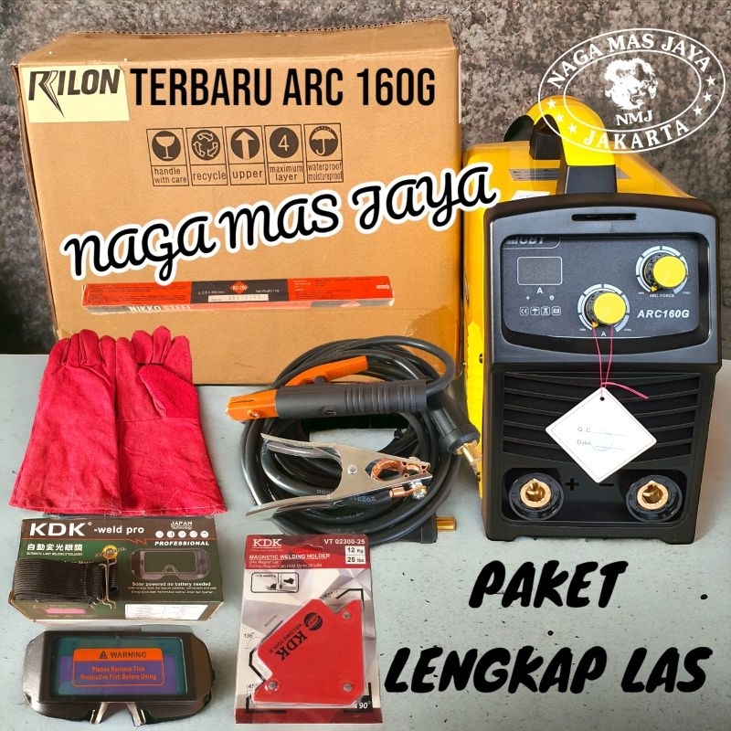 Jual MESIN LAS INVERTER RILON ARC 160 G / TRAFO LAS INVERTER RILON ARC ...