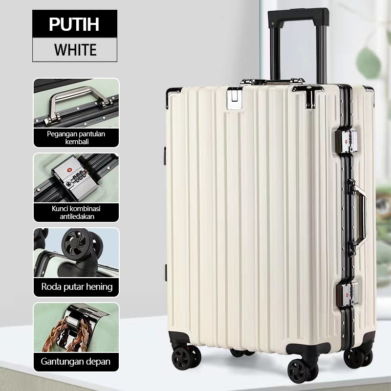 Jual Koper Bagasi Size 22inch 24inch TSA Lock Tahan Banting Roda 4 ...