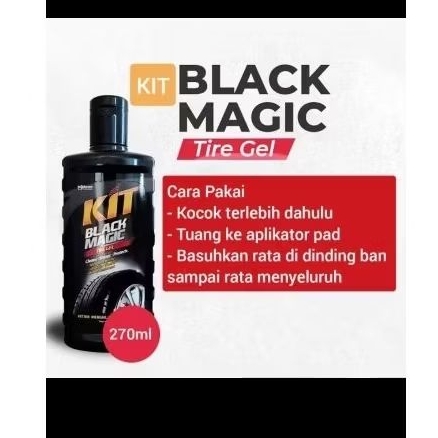 Jual Kit Black Magic Tire Gel 270ml ( Botol ) | Shopee Indonesia