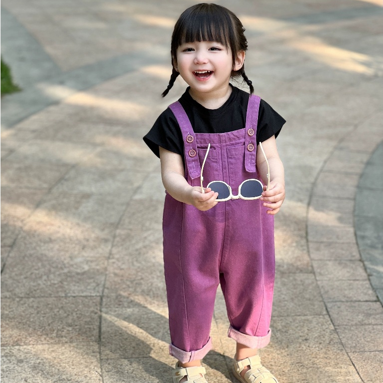 Jual KINGOGO Style Terbaru Setelan Anak Perempuan Setelan Overall Warna ...