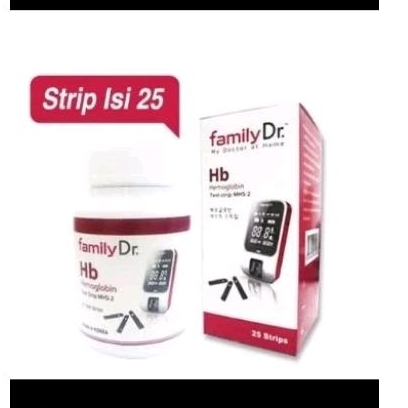 Jual Strip HB Family Dr Cek Hemoglobin (EXP DATE 12/2024) | Shopee ...