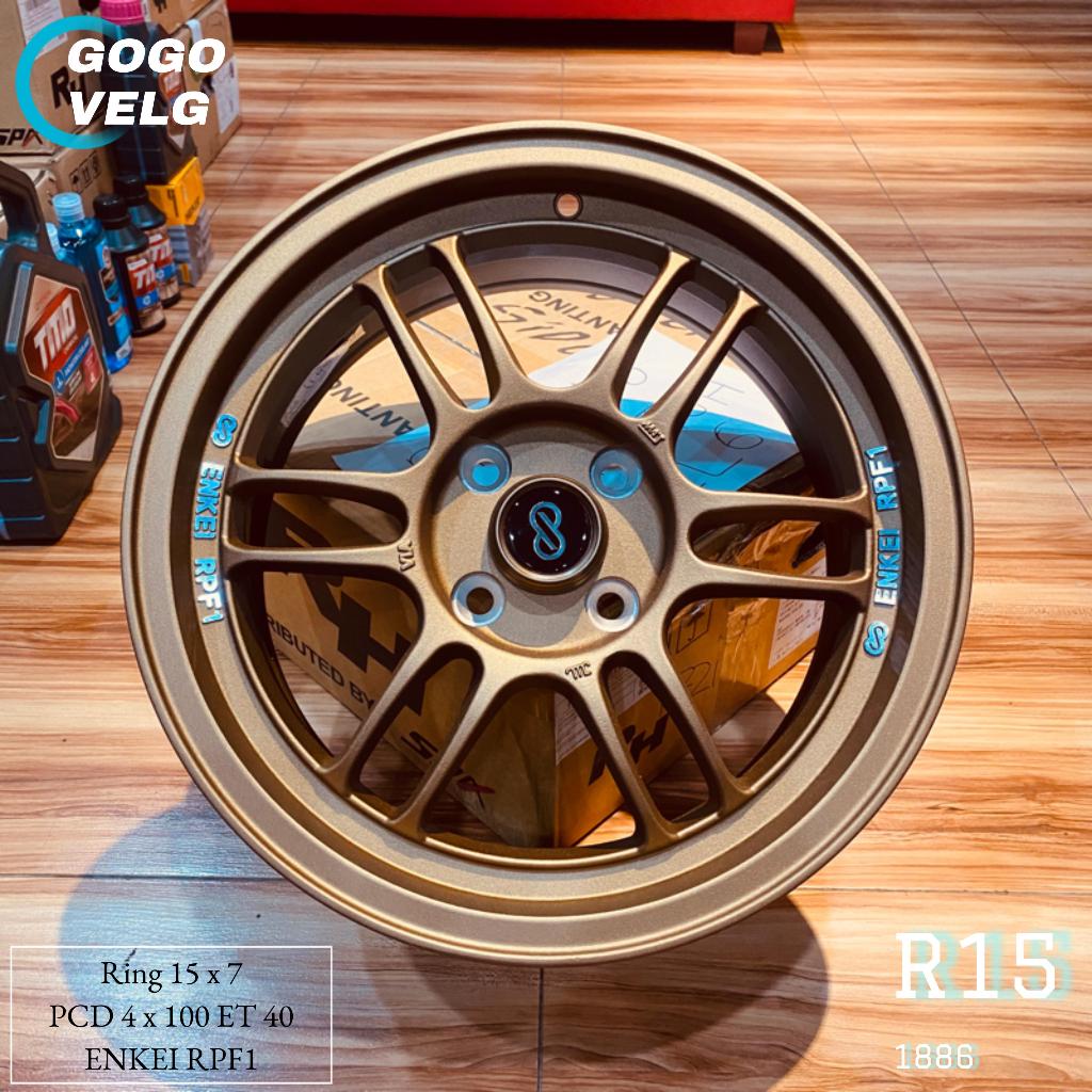 Jual Velg Mobil RPF1 R15 Lebar 7 Face2 PCD 4X100 untuk brio city jazz ...