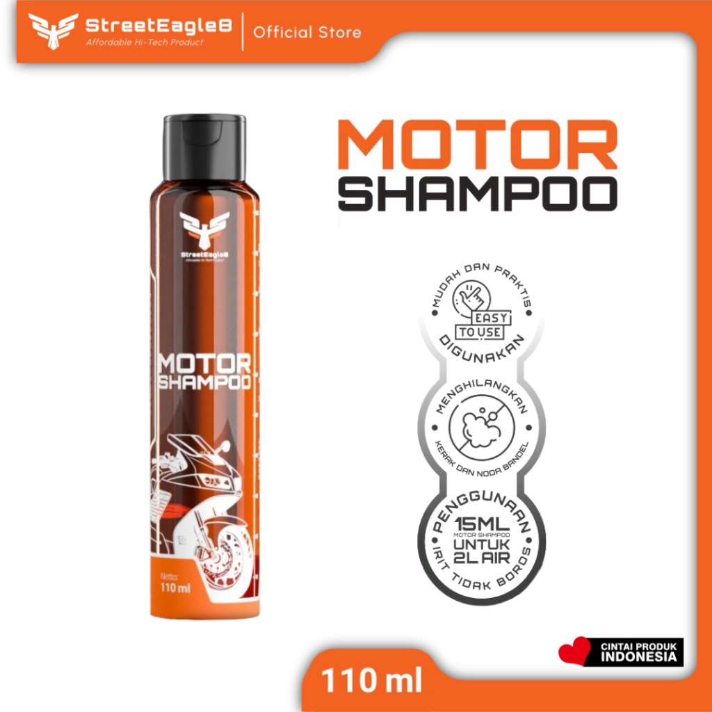 Jual Sabun Motor / Shampoo Motor / Shampo Cuci Motor / Sabun Cuci Motor - 100ML STREET EAGLE 8 ...