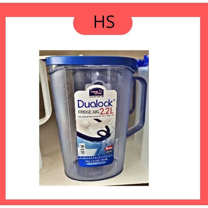 Jual Lock n Lock Dualock Water Jug Bottle Fridge Jug Pitcher Botol Air ...