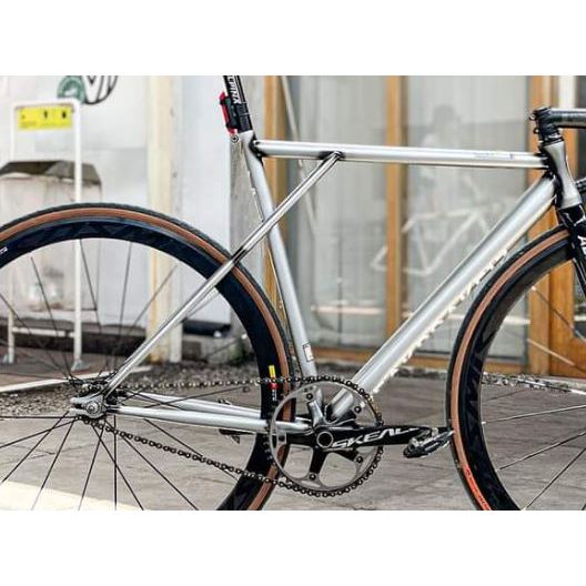 Jual Frameonly Sepeda Fixie Custom Model Triangle Hi-ten Steel ...