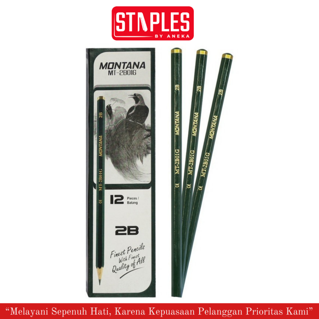 Jual Montana Pensil 2B Termurah (12pcs) / Pensil Murah | Shopee Indonesia